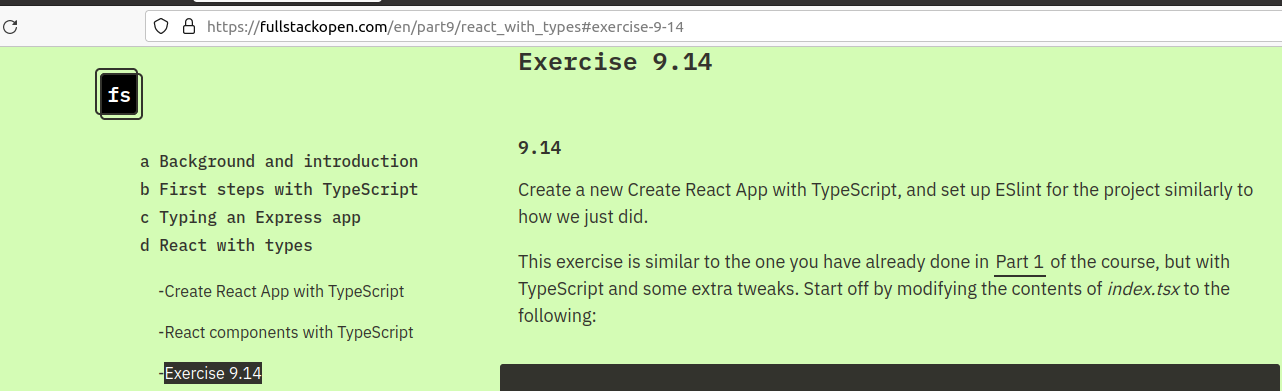 Some exercises don't have titles, just numbers · Issue #2644 · fullstack-hy2020/fullstack-hy2020 ...