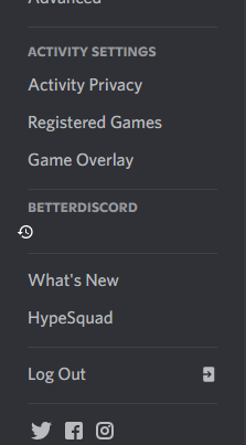 BetterDiscord options not showing. · Issue #1393 · BetterDiscord/BetterDiscord · GitHub