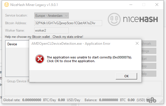 New system build Asus b350+ rx580 error 0xc000007b No GPU FOUND · Issue #1181 · nicehash ...