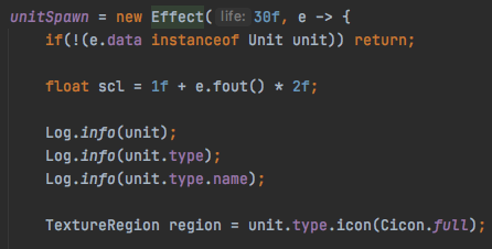 Fx.unitSpawn nullpointer · Issue #4450 · Anuken/Mindustry · GitHub