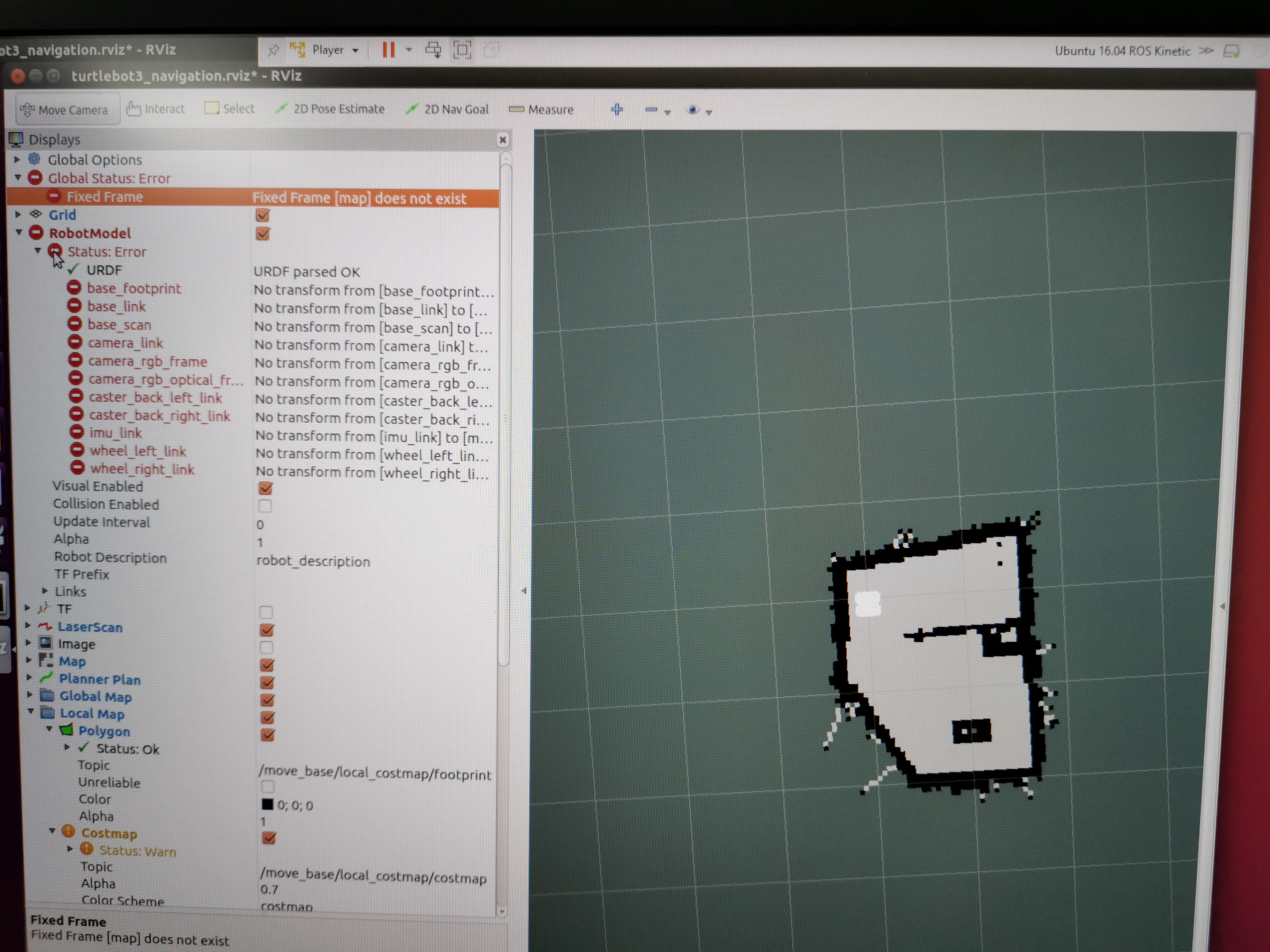 Turtlebot3 with Open Manipulator X Navigation Errors · Issue #737 · ROBOTIS-GIT/turtlebot3 · GitHub