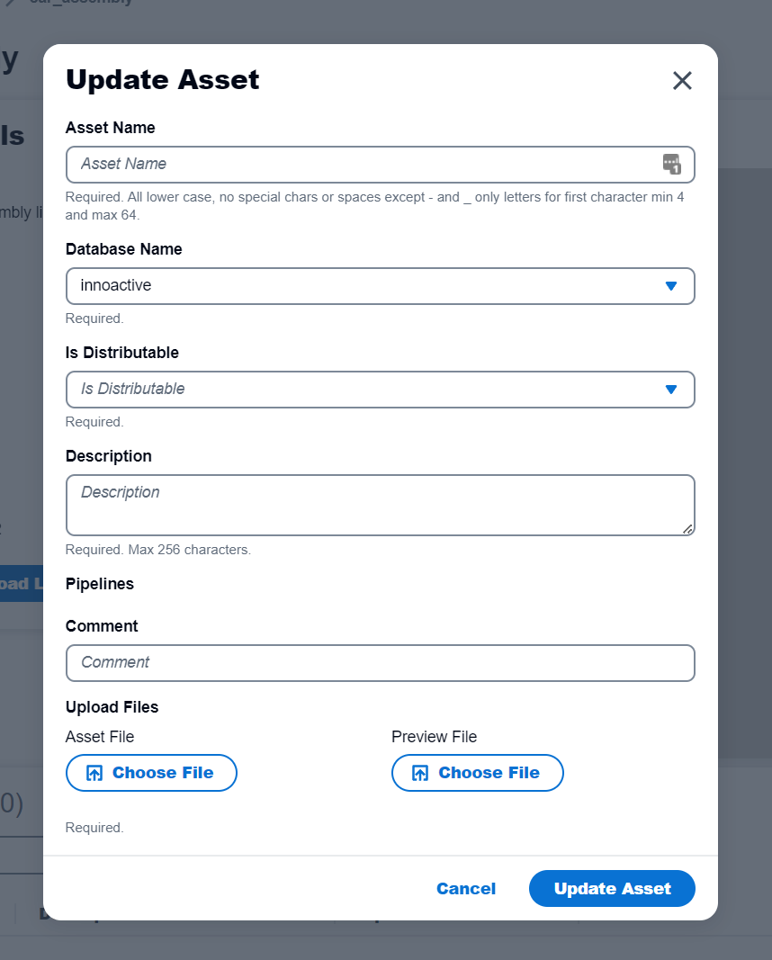 Editing Asset Metadata Not Possible Without Reentering All Data Incl Reuploading Assets · Issue 