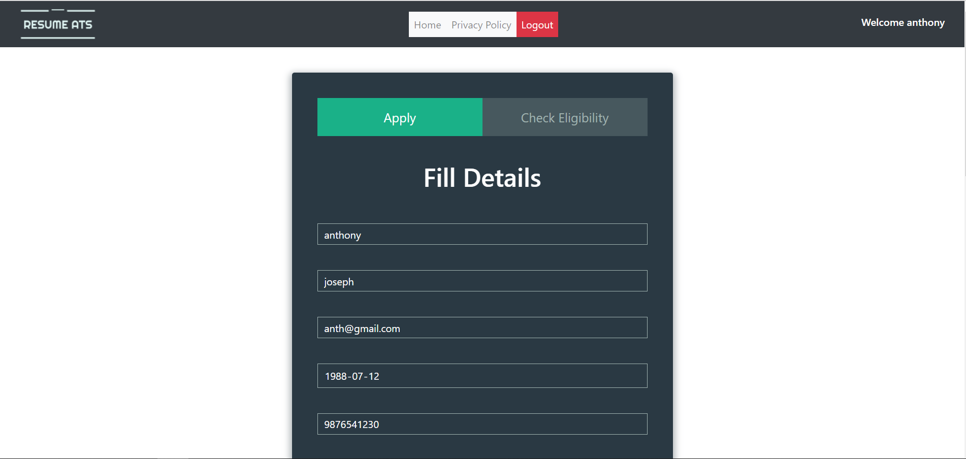 GitHub - aayushave/resumeats: Resume ATS is a Java JSP based Applicant ...