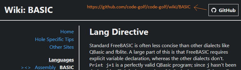 Support cross-wiki page linking · Issue #960 · code-golf/code-golf · GitHub