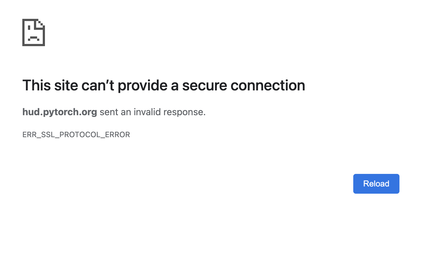 Both HUDs (HUD 1 and HUD 2) down · Issue #73880 · pytorch/pytorch · GitHub