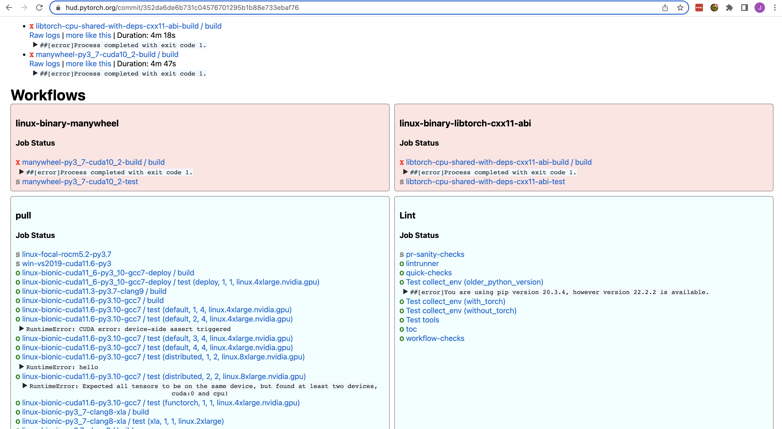 We Should Show Classifications On Succeeding Jobs Prcommit View 