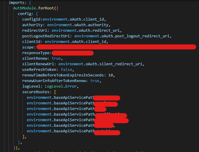 Bug Silent Renew Problem With Cannot Destructure Property Configid Of Configuration Null