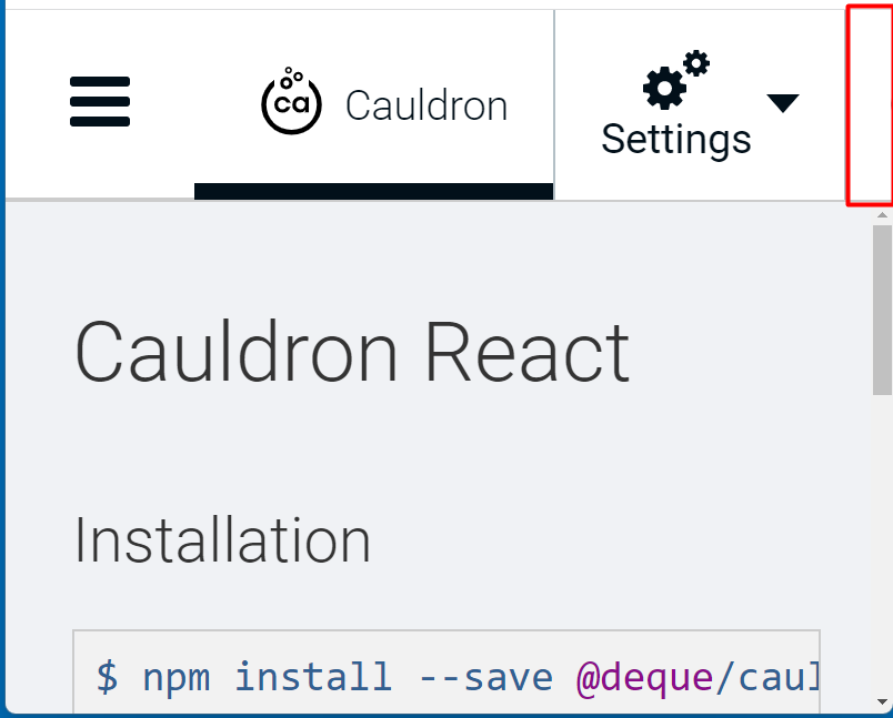 Github logo gets cut off in topbar at 200% zoom · Issue #788 · dequelabs/cauldron · GitHub