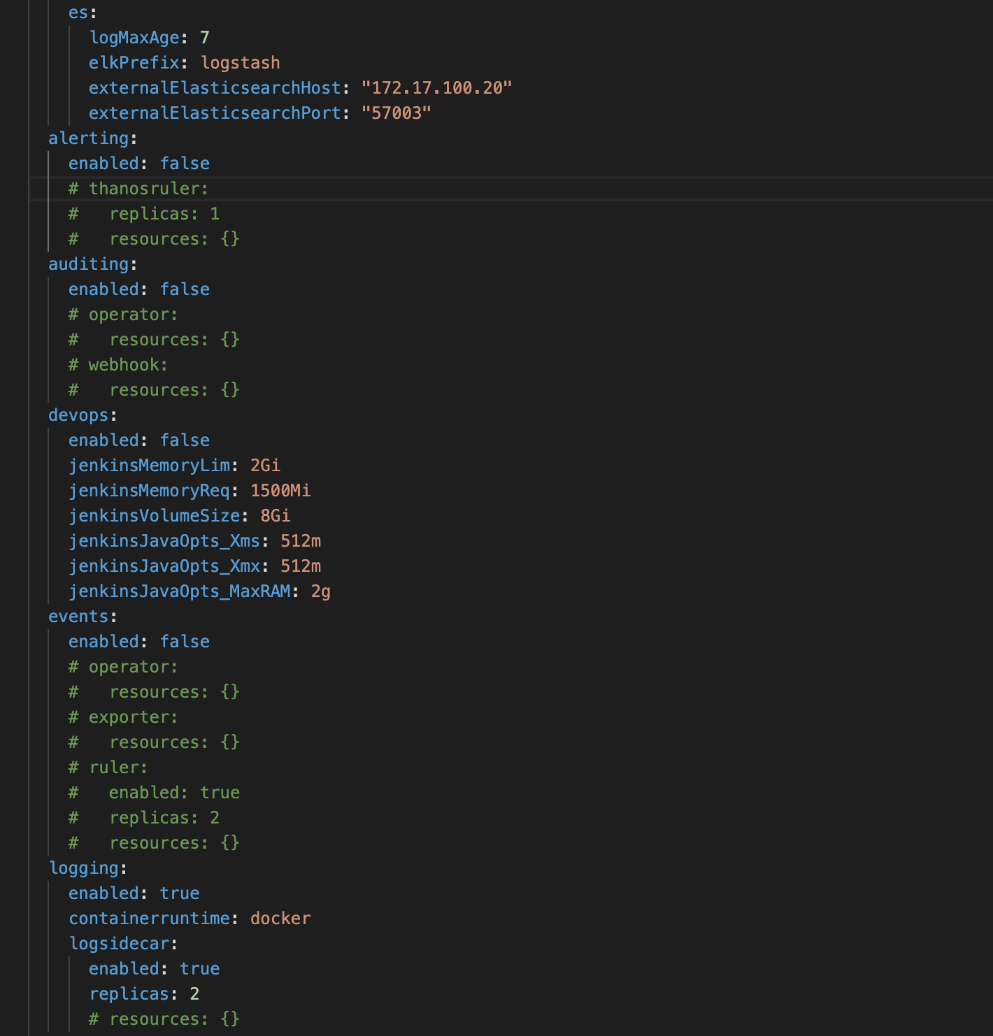 [net] getaddrinfo(host='elasticsearch-logging-data.kubesphere-logging-system.svc', err=4 ...