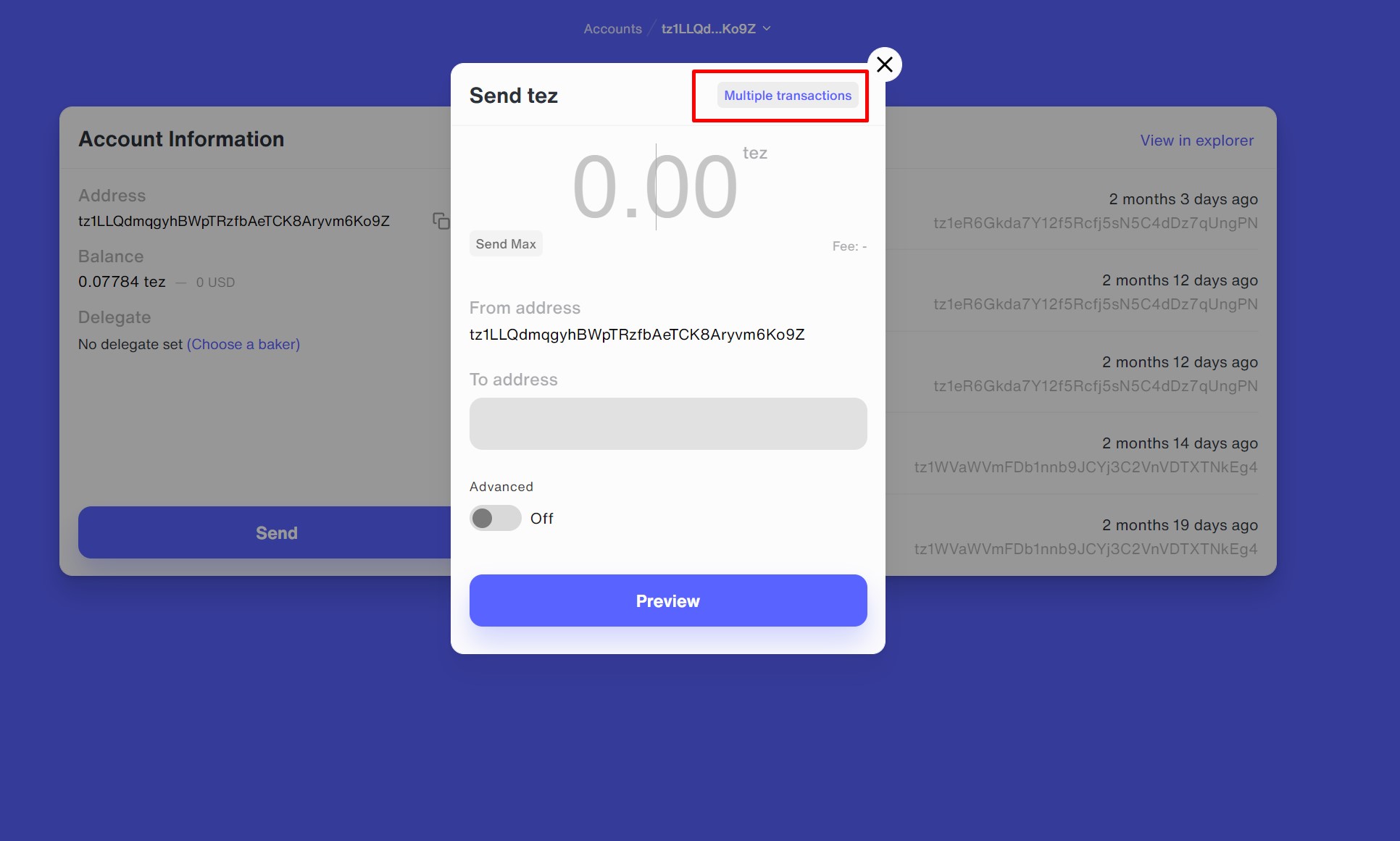 How do I send to multiple addresses? · Issue #51 · kukai-wallet/kukai · GitHub