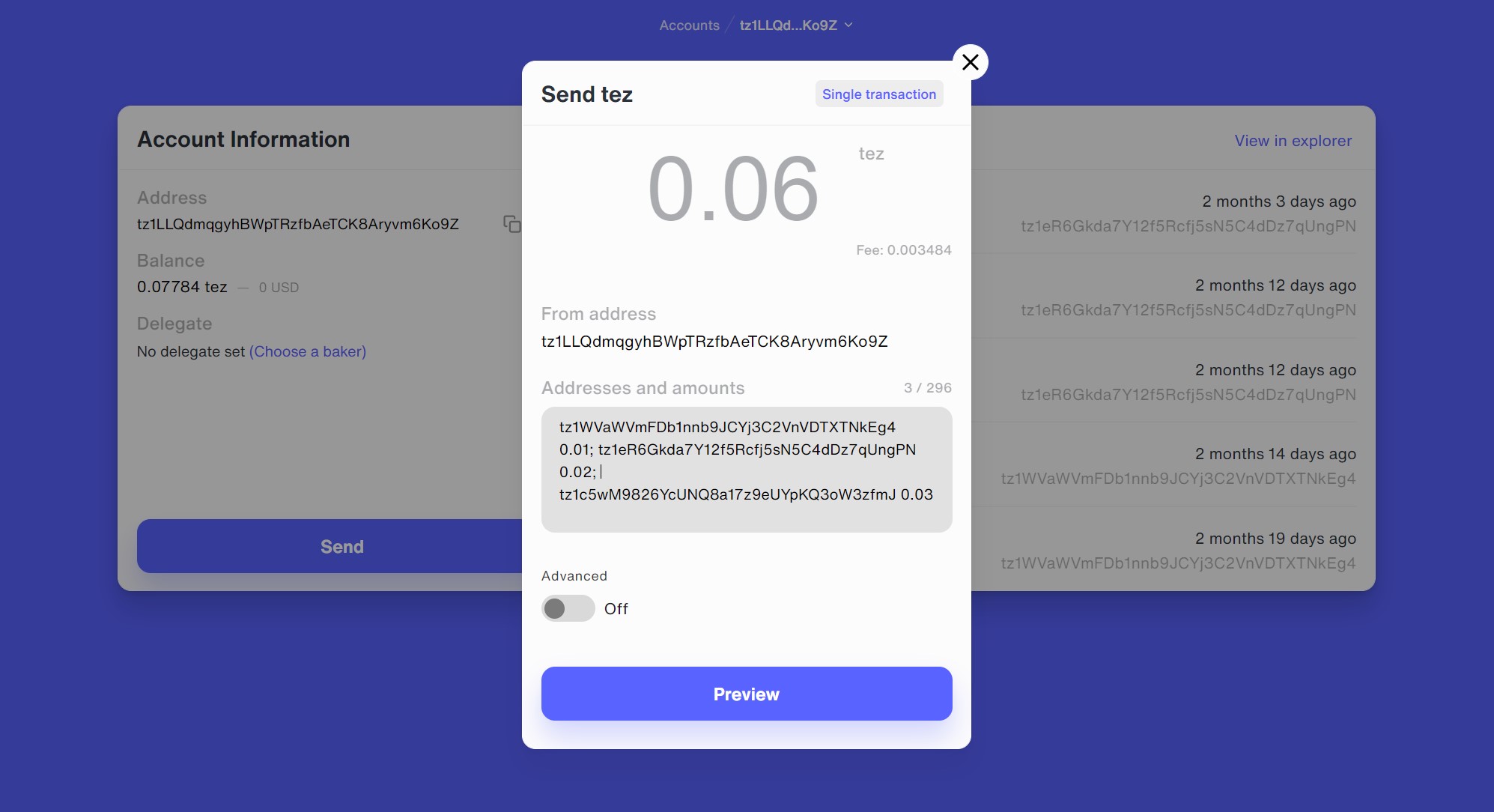 How do I send to multiple addresses? · Issue #51 · kukai-wallet/kukai · GitHub