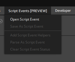 [DOCS] Missing documentation for Script Events (PREVIEW) menu in Script Canvas tool · Issue ...