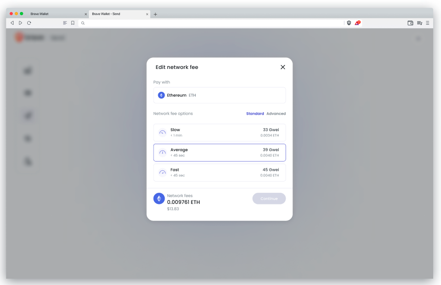 Implement speed up transaction (edit pending transaction) UI in a more obvious way when 1 minute ...