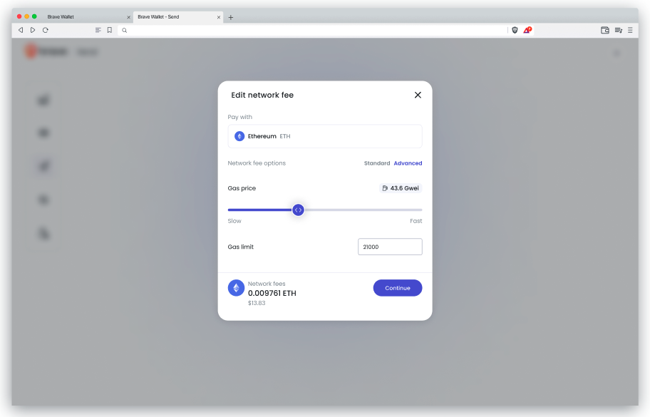 Implement speed up transaction (edit pending transaction) UI in a more obvious way when 1 minute ...