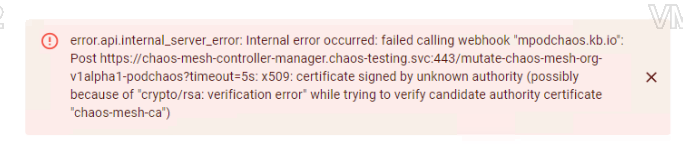 TLS bad Certificate · Issue #1874 · chaos-mesh/chaos-mesh · GitHub