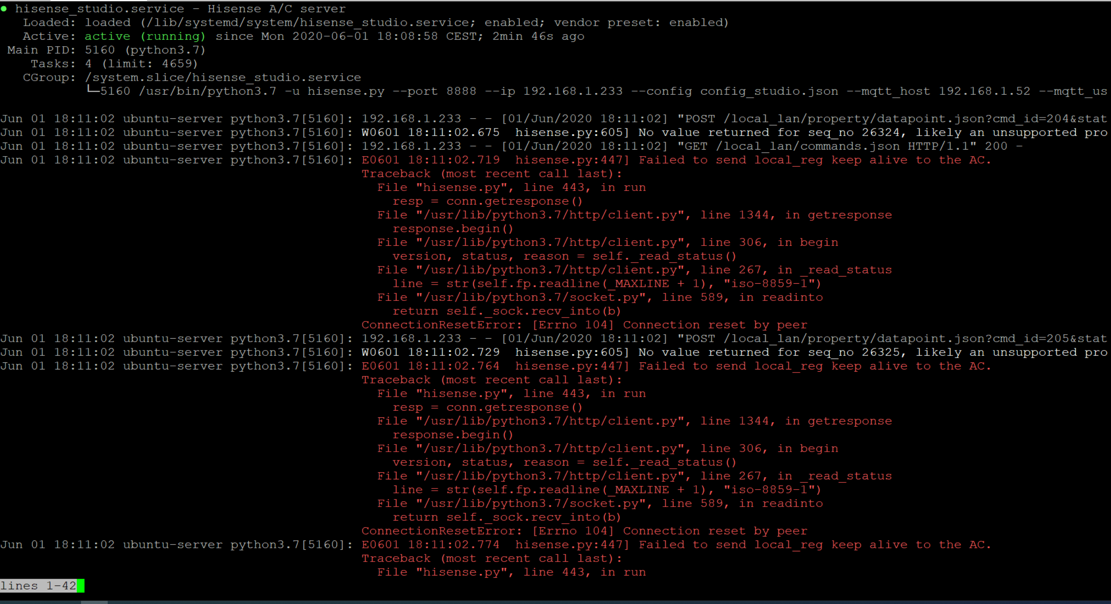 Two line in service · Issue #20 · deiger/AirCon · GitHub