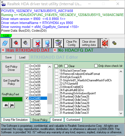 Realtek alc1150 audio codec surround sound - tourleqwer