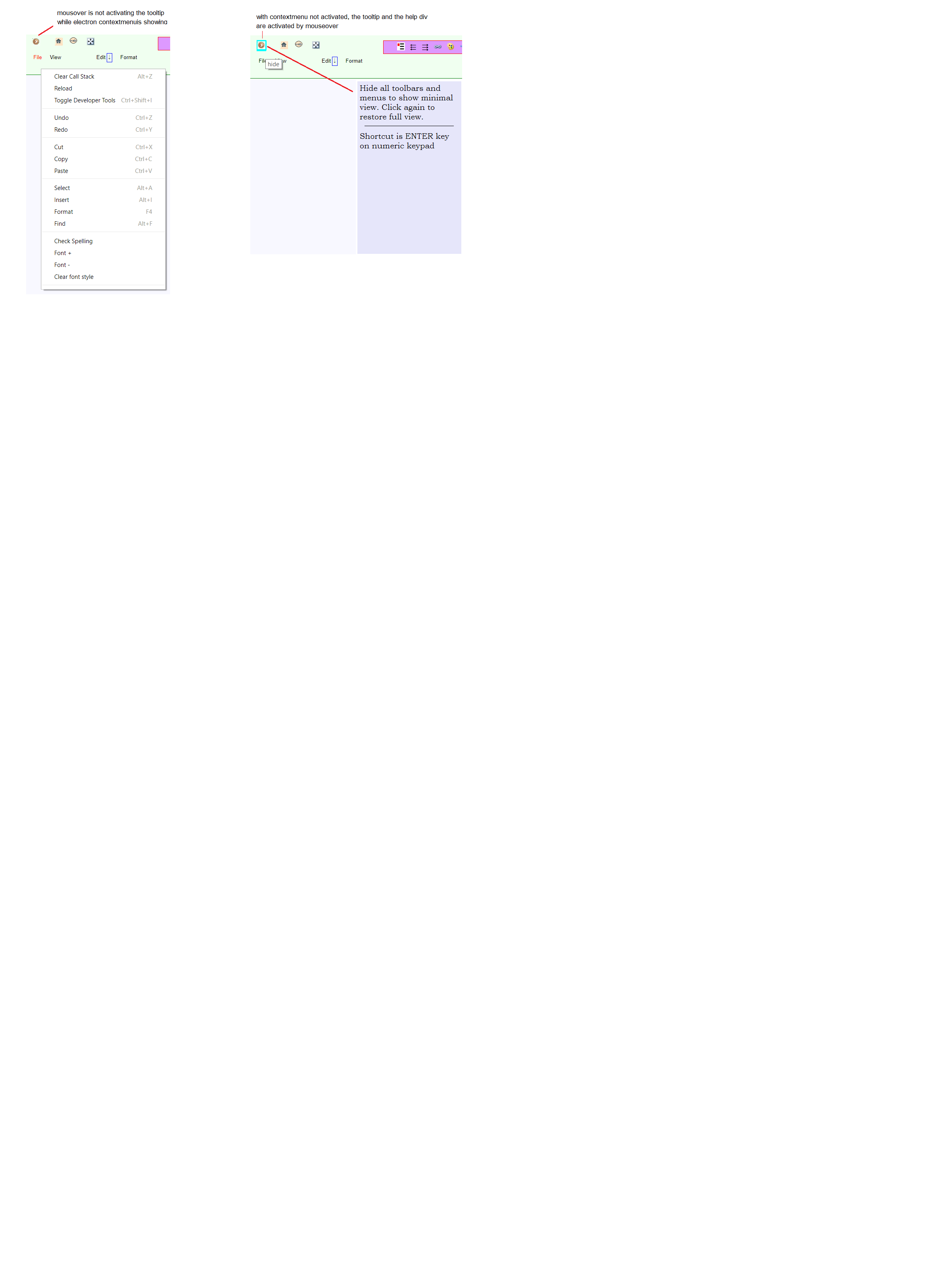Mouseover In Main Window Disabled While Contextmenu Showing · Issue