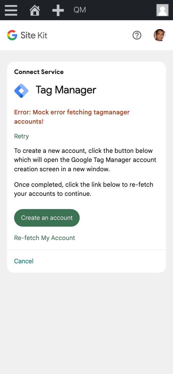 Change "Retry" button UI in inline error notice to visually appear like ...