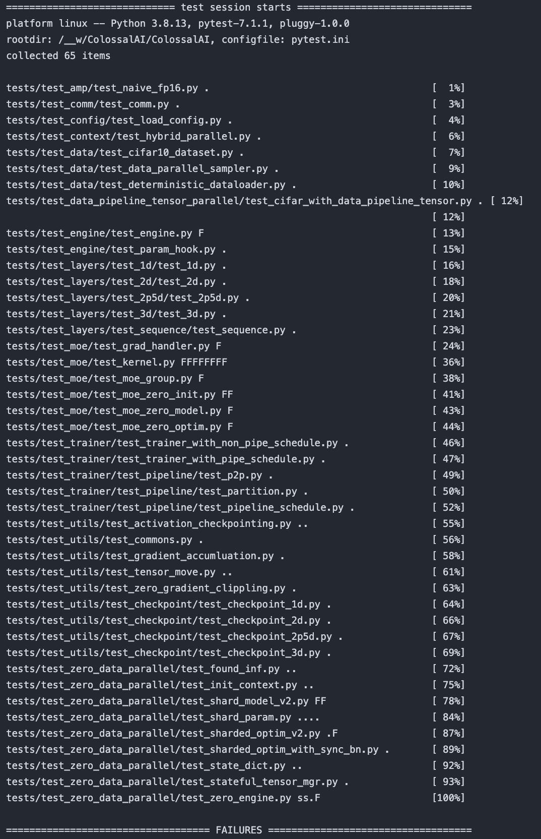 [BUG]: Poor Compatibility with PyTorch 1.8 · Issue #733 · hpcaitech/ColossalAI · GitHub