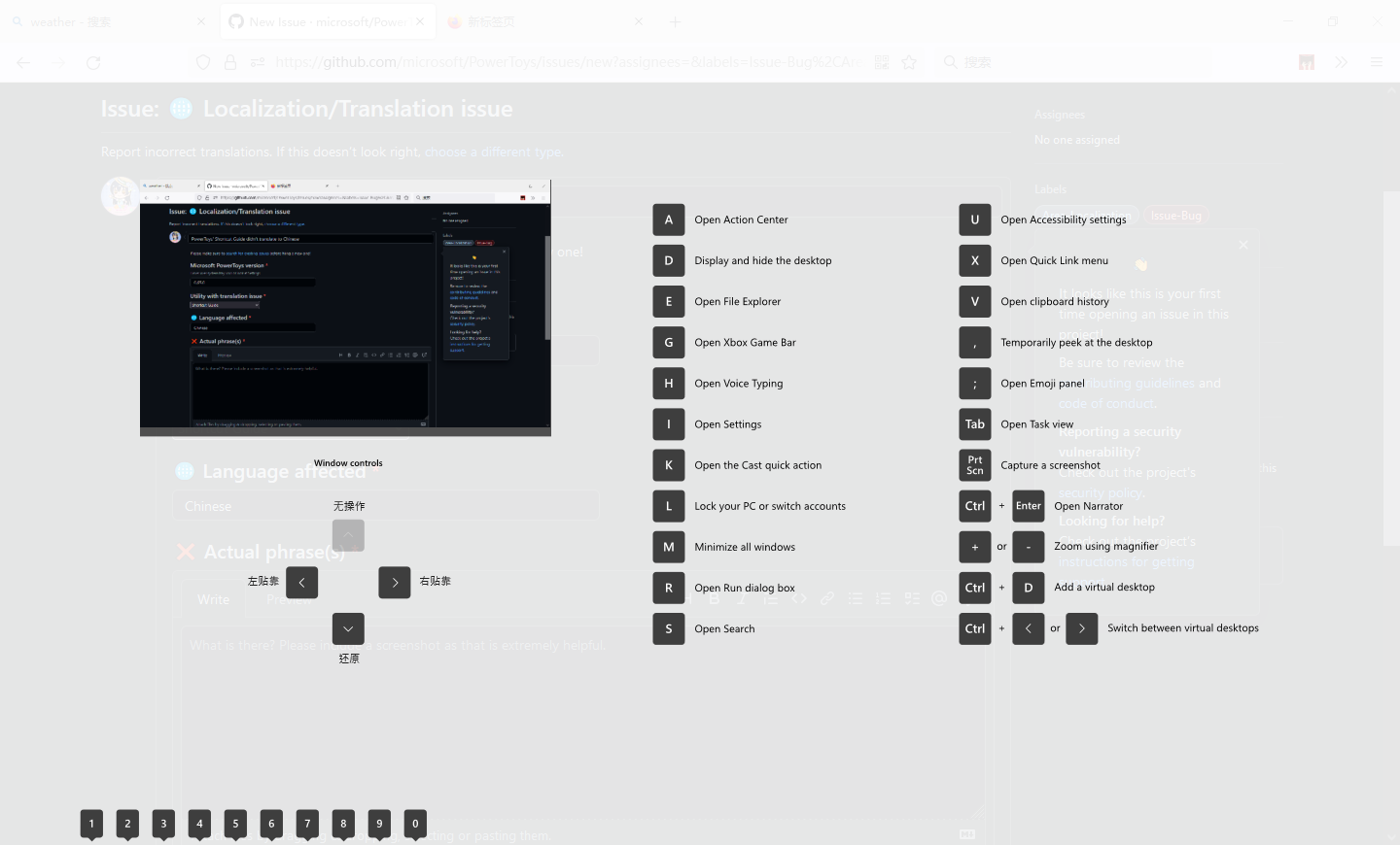 PowerToys' Shortcut Guide didn't translate to Chinese · Issue #22811 · microsoft/PowerToys · GitHub