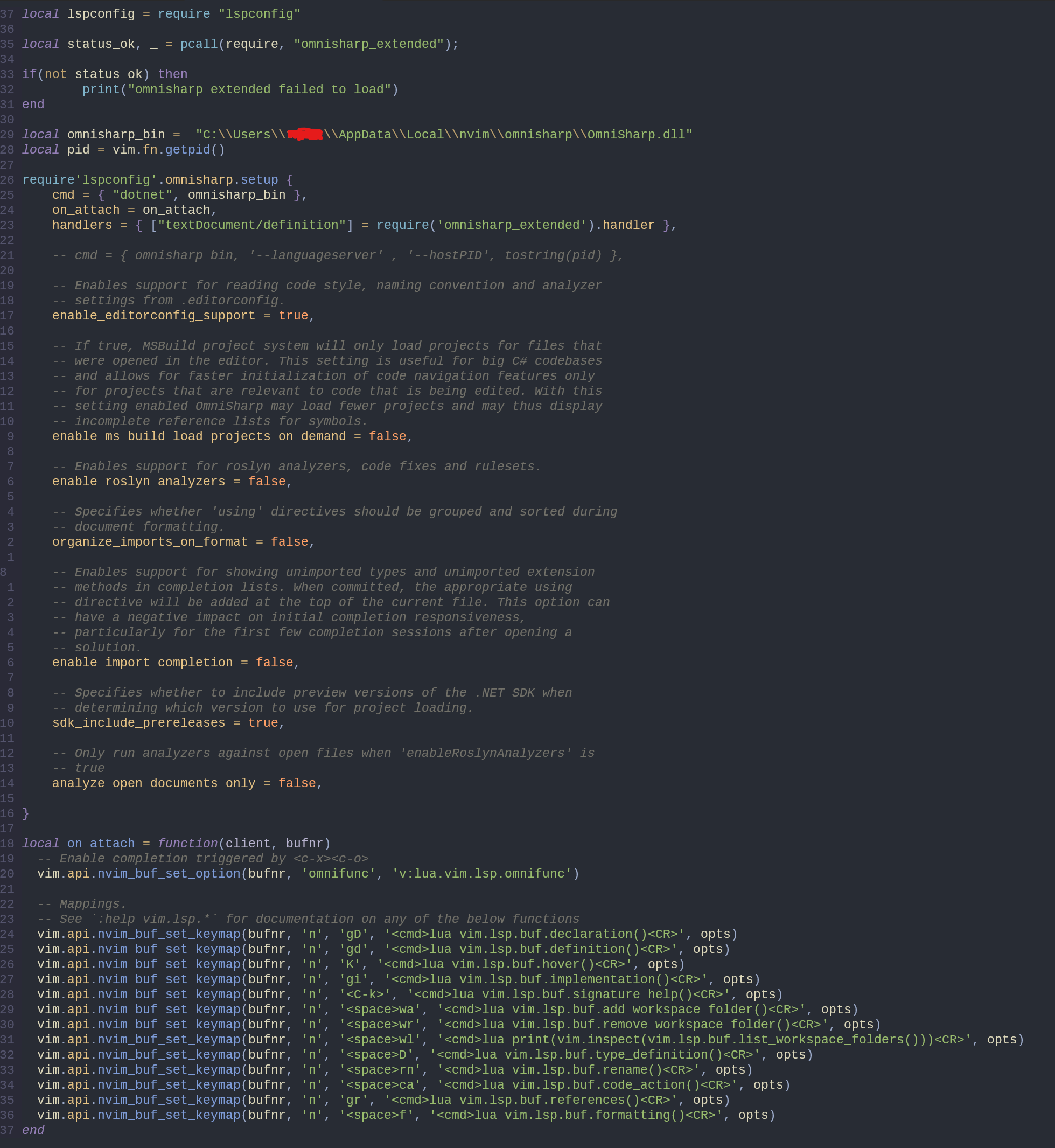 Cannot Find The Function In Same Metafile · Issue 25 · Hoffsomnisharp Extended Lspnvim 
