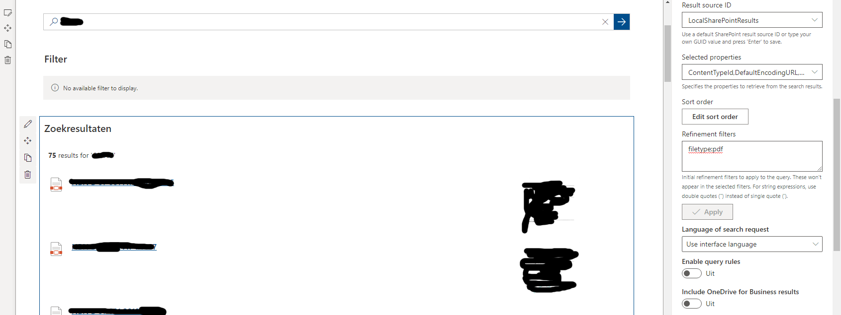 Error when combining multiple refiner filters in search results · Issue #906 · microsoft-search ...