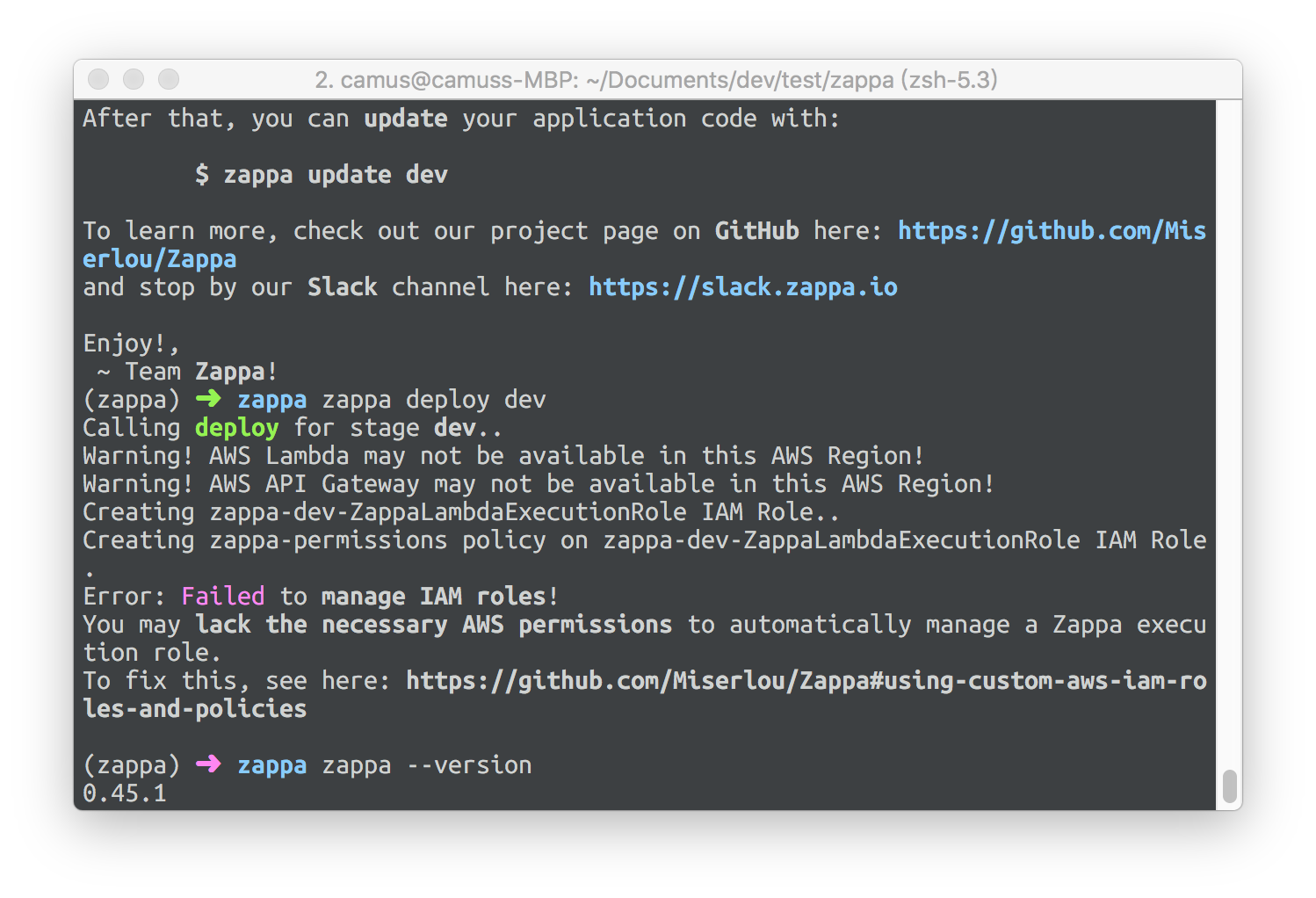 Failed to manage IAM roles on AWS-China · Issue #1338 · Miserlou/Zappa · GitHub
