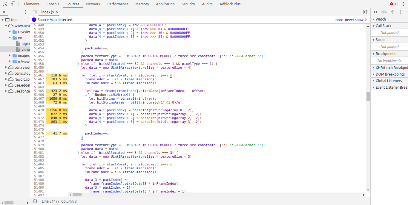 Loading NIFTI files takes a lot of time to process, DICOM the same but feels faster · Issue #315 ...