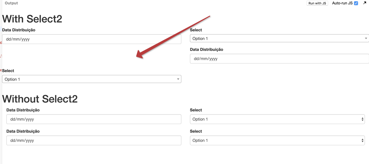 Selects are behaving strangely on Twitter Bootstrap · Issue #5214 · select2/select2 · GitHub