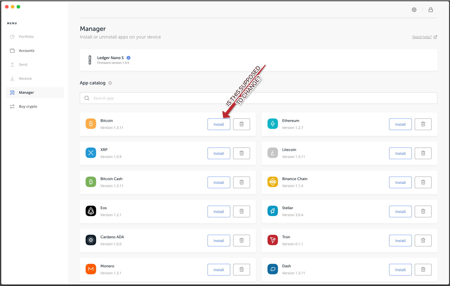 Shows zero installed apps · Issue #2220 · LedgerHQ/ledger-live-desktop · GitHub