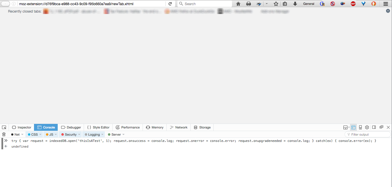Recently closed tabs instead of new tabs · Issue #307 · darktrojan/newtabtools · GitHub