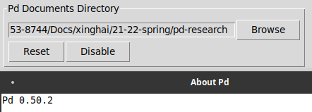 Has "Pd documents directory" been removed intentionally, or ...