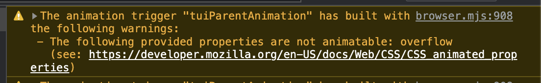 🐞 - The following provided properties are not animatable: overflow · Issue #2247 · taiga-family ...