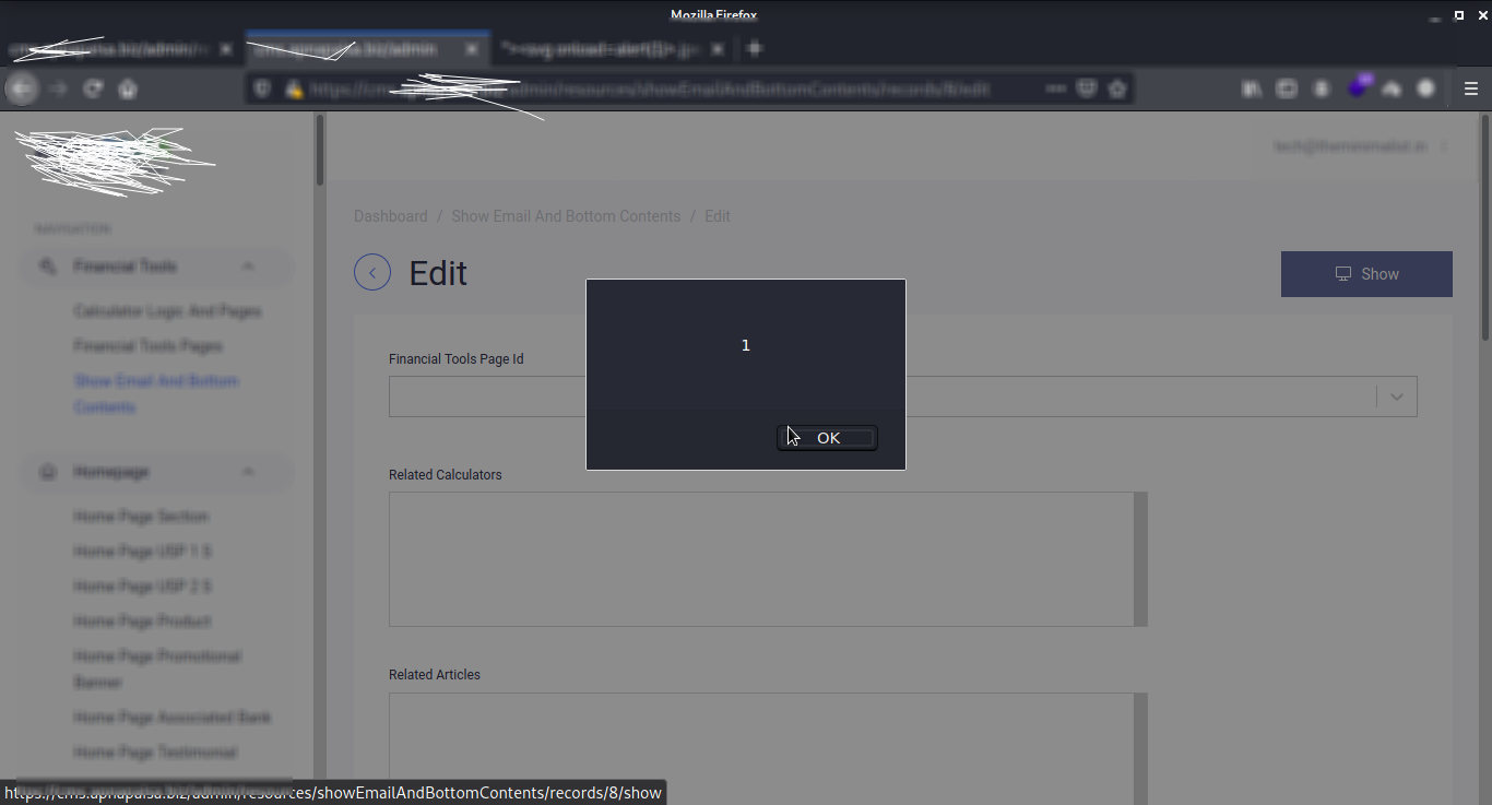 Stored Cross Site Scripting · Issue #824 · SoftwareBrothers/adminjs · GitHub