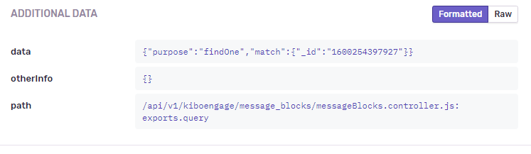 Cast to ObjectId failed for value "1600254397927" at path "_id" for model "messageBlocks ...