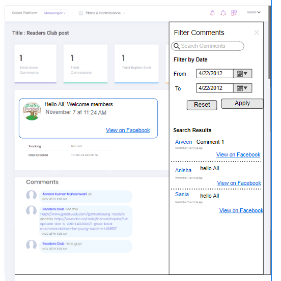 (Client Side) UI to create Filter Dialog · Issue #7254 · Cloudkibo ...