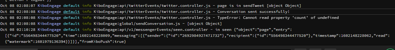 Papertrail: Cannot read property count of undefined in twitter.controller - 95574872 · Issue ...
