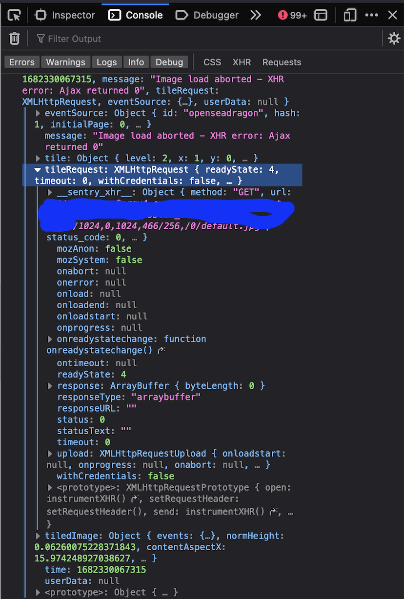 Get Status Code When Error Occurred In The Tile Image Ajax Request · Issue 2340