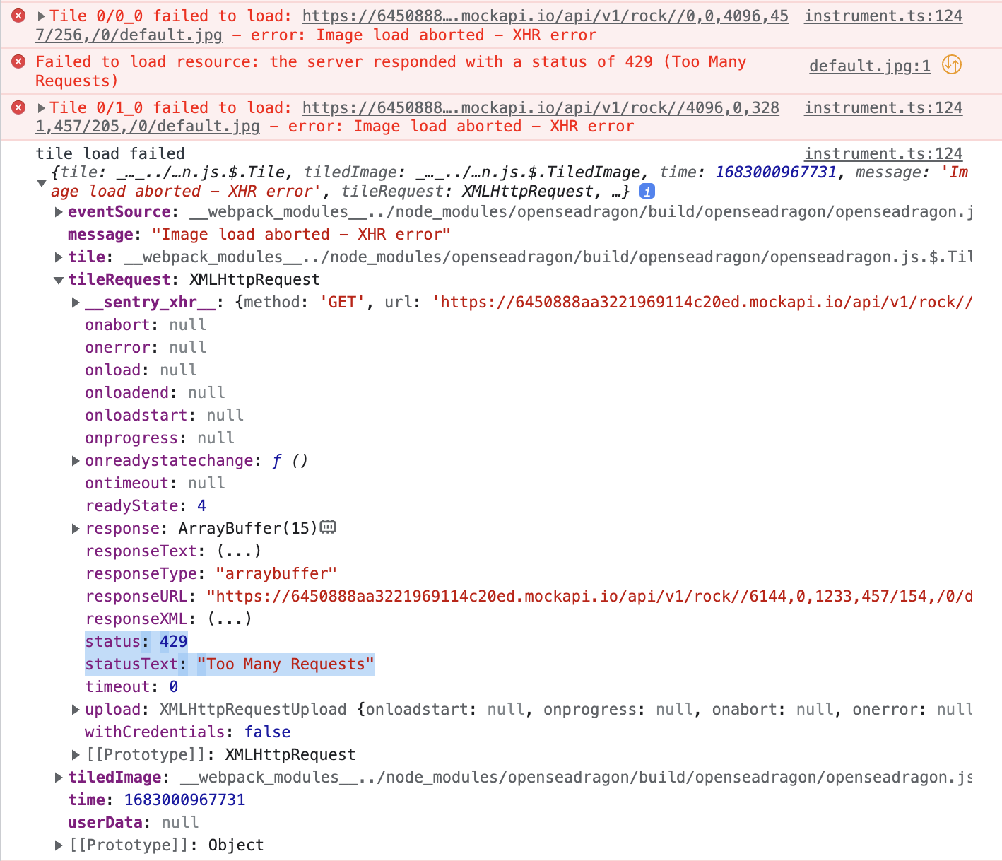Get http status code when error occurred in the tile image ajax request · Issue #2340 ...