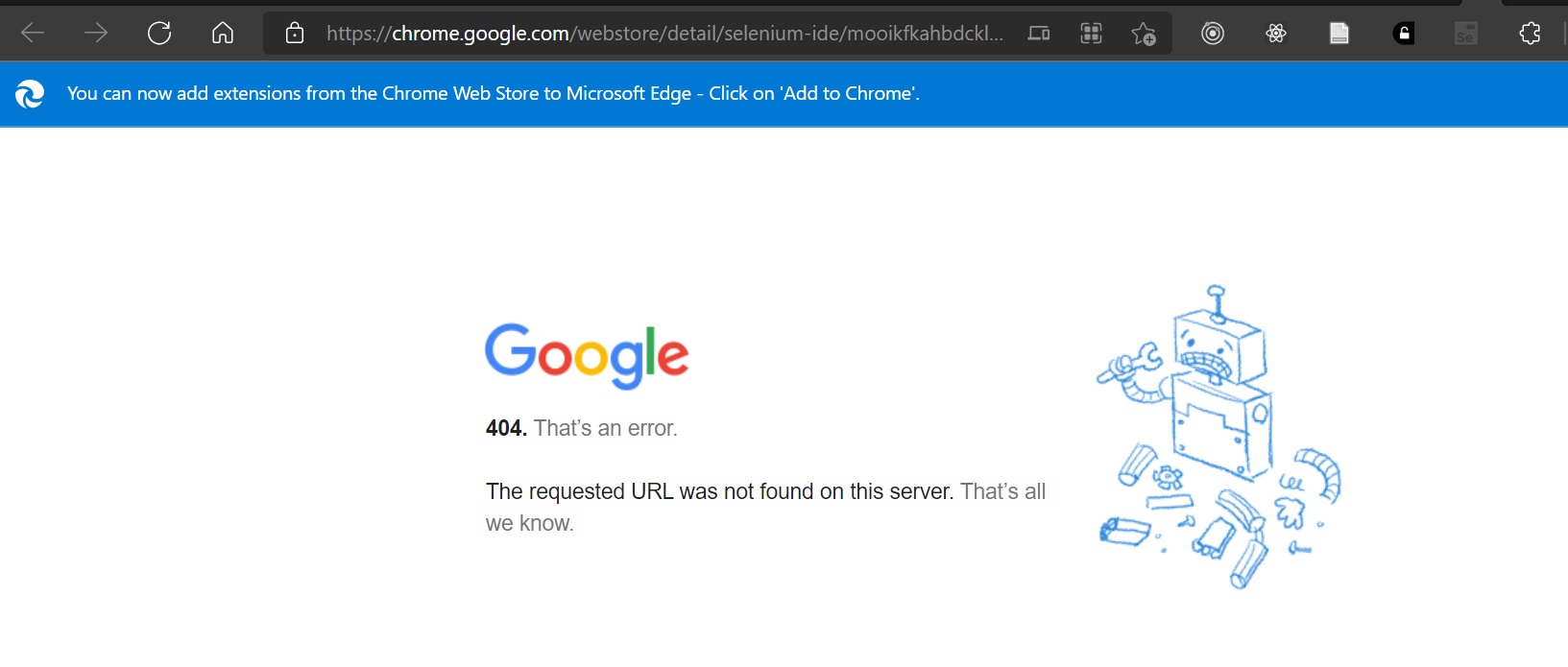 Chrome Store link not working & no official release? · Issue #1283 ...
