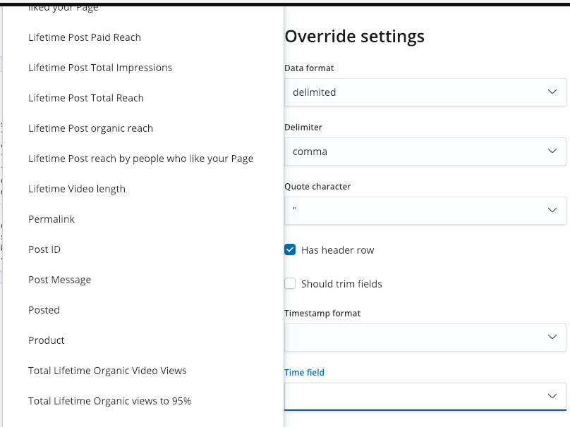 Ml File Data Visualiser No Scroll For Long Lists Of Fieldnames In Date Field · Issue 31063