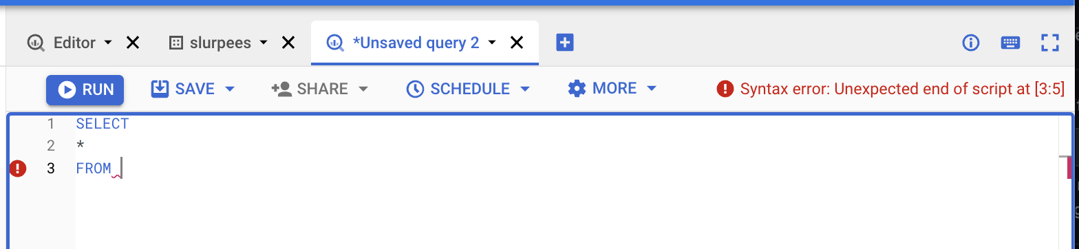 SQL Runner should have a live validator · Issue #2875 · lightdash/lightdash · GitHub