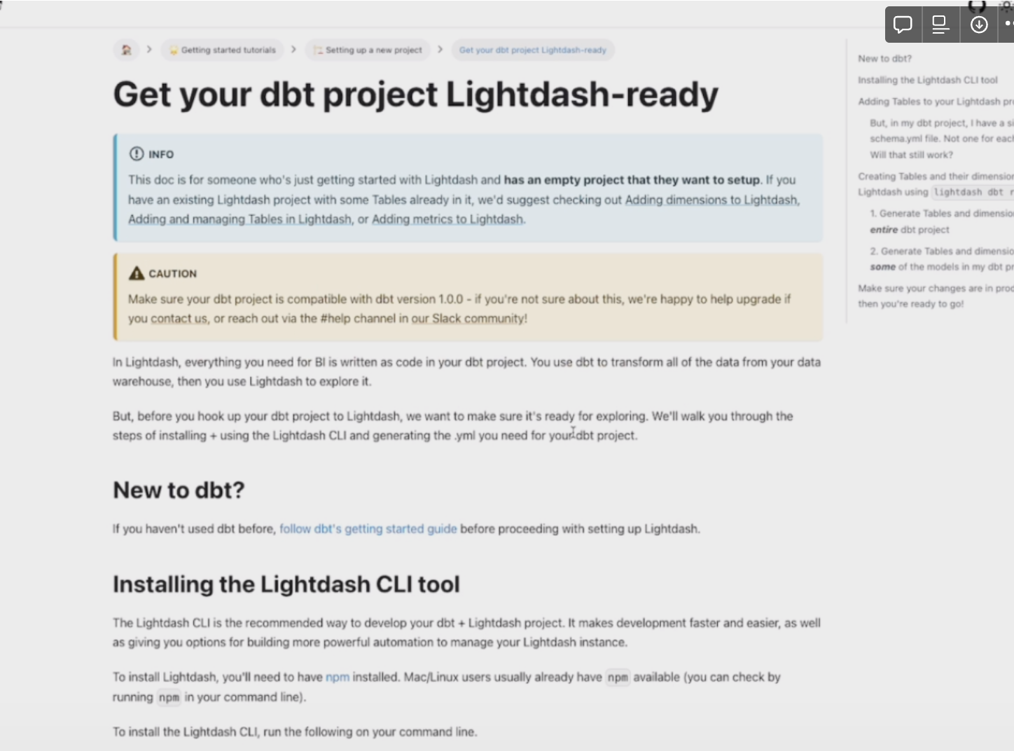 Simplify + streamline "getting started" docs · Issue #3008 · lightdash/lightdash · GitHub