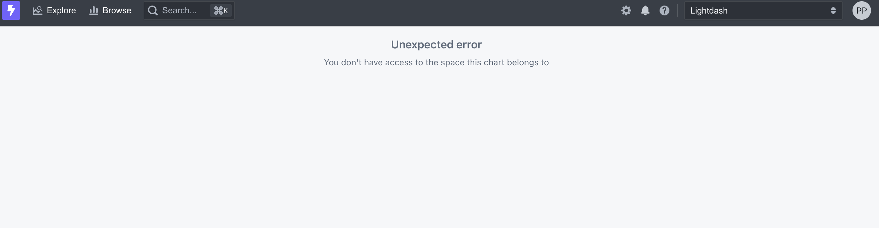 Better error message when I try to open content I don't have access to · Issue #3835 · lightdash ...