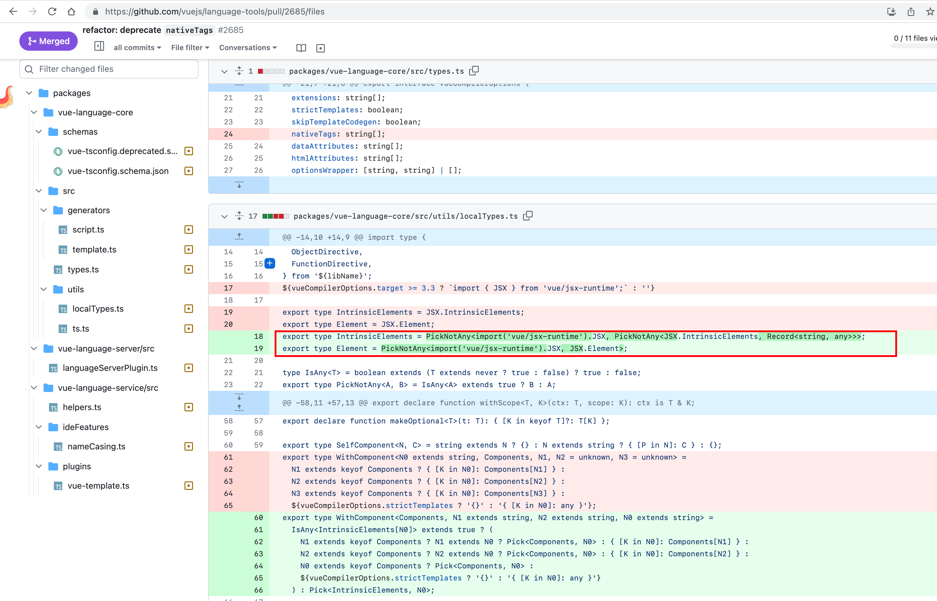 How to override native tags' types and support `uni-app` types in 1.6.0? · Issue #2729 · vuejs ...