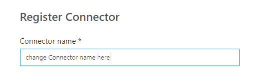 Changing connector name and description in manifest does not change the information in ...