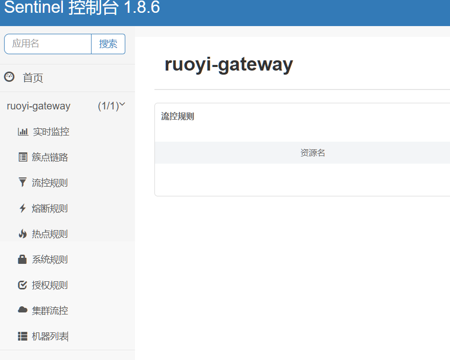 gateway docking sentinel use spring-cloud-alibaba-sentinel-gateway csp.sentinel.app.type ...