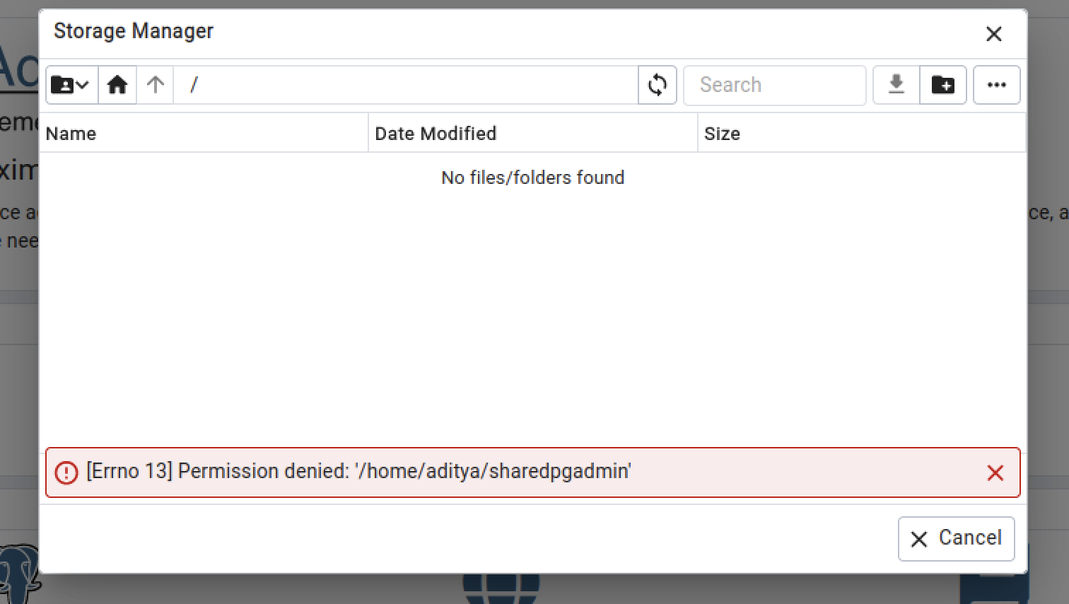 Shared storage mount in server mode (RM #7318) · Issue #5014 · pgadmin-org/pgadmin4 · GitHub