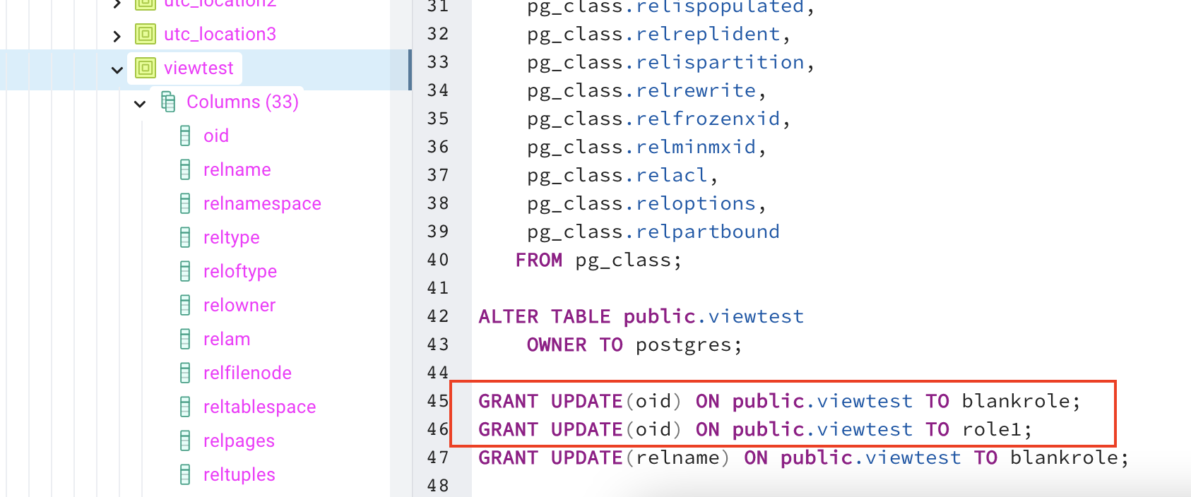 Acl Sqls Should Have Single Statement Even If Multiple Roles Used · Issue 6231 · Pgadmin Org 